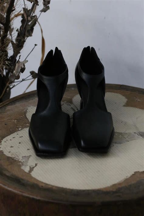 Oude Waag Sheepskin Killer High Heel Ow 23ss Ft01 Black
