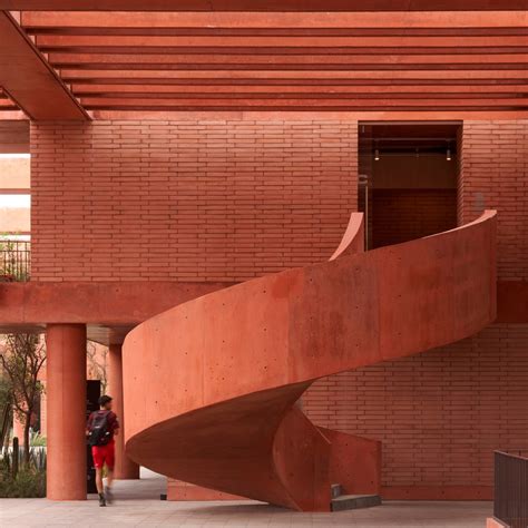 Custom Sawtooth Brick Shape By Belden Brick Creates Facade For Tower