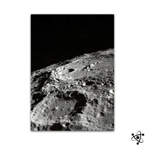 Poster Photo De La Surface De La Lune Déco Science