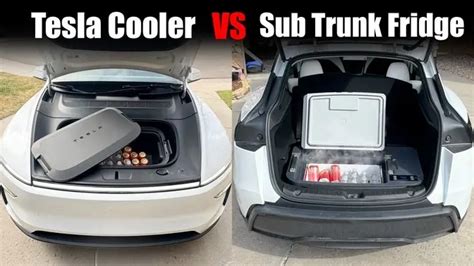2026 Tesla Model Y Juniper Frunk Cooler Vs Sub Trunk Refrigerator