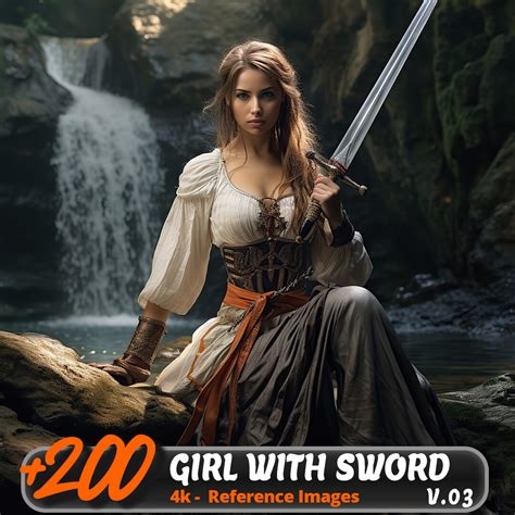Princesa Sofia Girl With Sword Vol 03 4k Reference Image