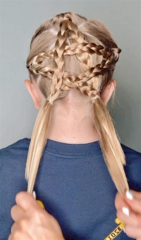 Easy 4th Of July Star Braid Hairstyle For Long Hair Stylish Life For Moms