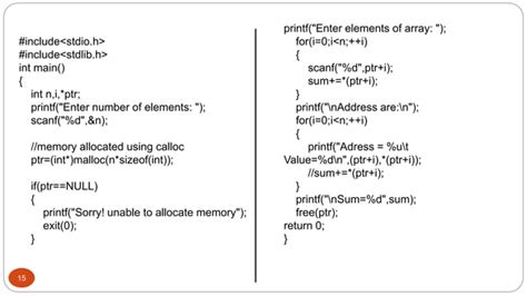 Dynamic Memory Allocation In C Pptx