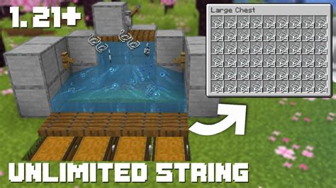 Minecraft 1 21 Easy String Duper Tutorial Easy Automatic String Farm 1 21 Youtube