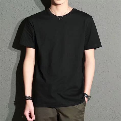 【cod】plain Round Neck White And Black Cotton T Shirt Unisex Plain T Shirt Loose Fit Unisex