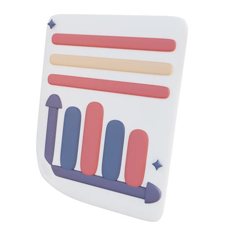 Documento Gráfico De Datos De Ilustración 3d 18244796 Png