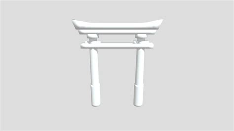 Torii 3d Model By A12005029 [432c03e] Sketchfab