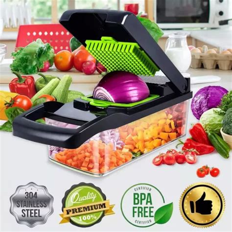 Vegetable Chopper Fruit Salad Mandolin Slicer Food Dicer Cutter Peeler