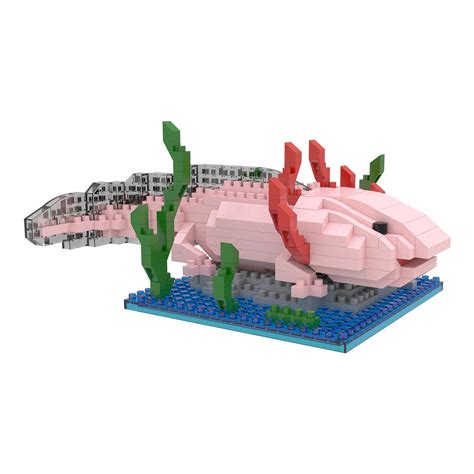 Axolotl Mini Building Block Set Adorable And Detailed Aquatic