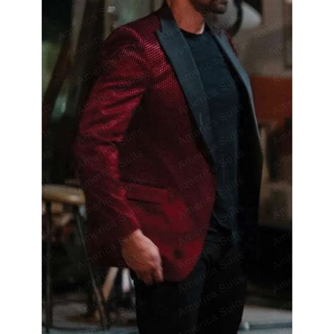 Nicolas Cage Sympathy For The Devil Red Blazer Coat