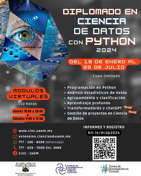 Diplomado En Ciencia De Datos Con Python 2024 Universidad Autónoma
