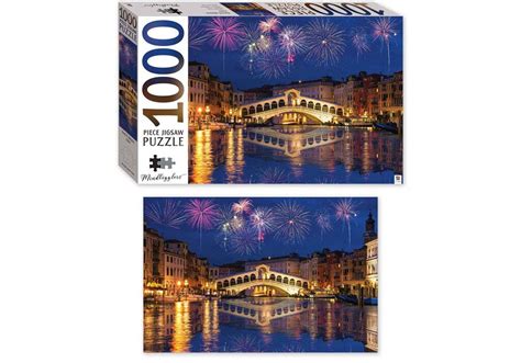 Hinkler Mindbogglers Series 14 Rialto Bridge Venice Italy 1000pc Jigsaw