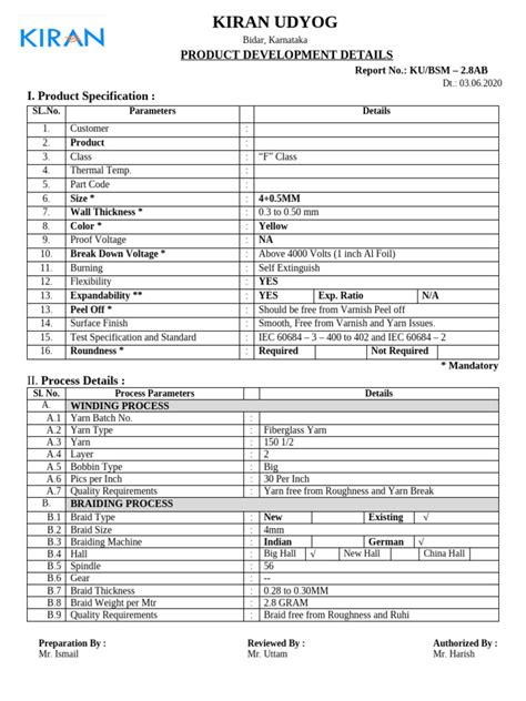 New Product Development Report Pdf