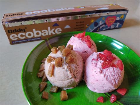 Chikoo And Strawberry Ice Cream Oddy Uniwraps