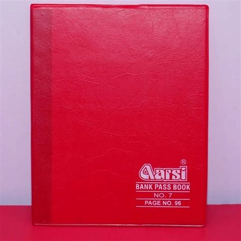 Aarsi Bank Pass Book At ₹ 70piece Ahmedabad Id 2853612563955