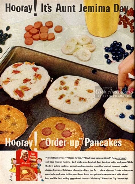 How To Make Retro Style Aunt Jemima Order Up Pancakes With Tasty Add Ins Click Americana