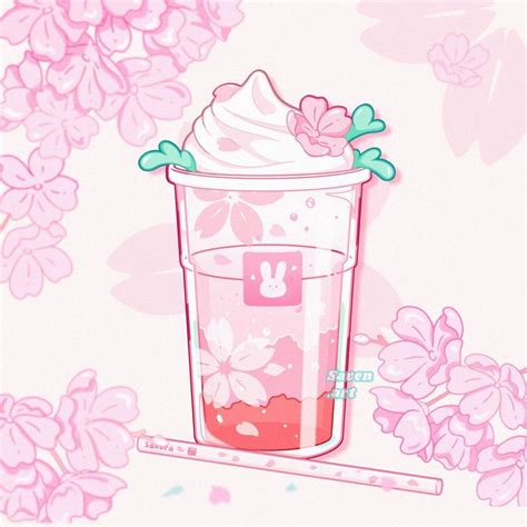 Sakura Float 🌸 Sippin On Fresh Strawberry Fizz And Creamy Clouds This Summer ☁️🍧i Need One Irl