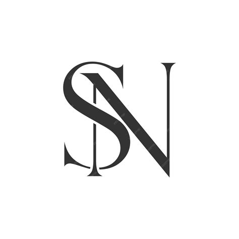 Premium Vector Sn Beauty Product Luxury Logo Design