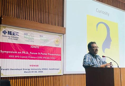 S K Varshney On Linkedin It Was A Pleasure Addressing Participants Of Ieee Symposium On Phd