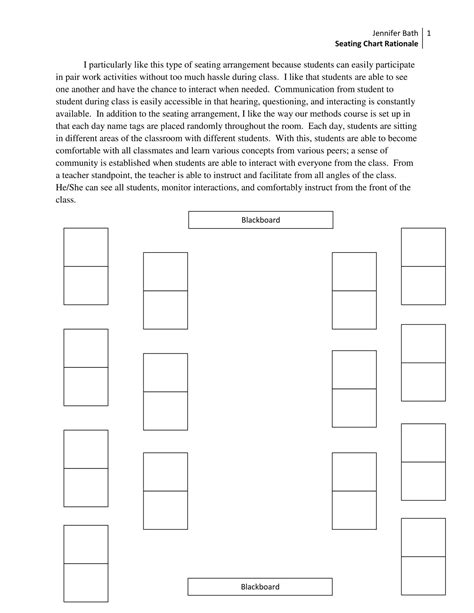 Free Printable Seating Chart Templates Guide Excel Pdf Word Maker