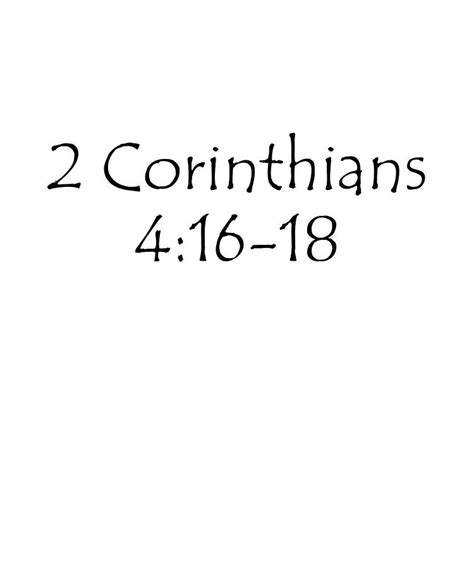 2 Corinthians 4 16 18 Digital Art By Vidddie Publyshd Fine Art America