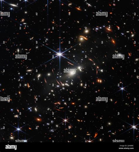 James Webb Space Telescope First Deep Field Image Stock Photo Alamy
