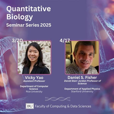 The Faculty Of Computing And Data Sciences And The Bioinformatics