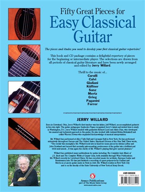 50 Great Pieces For Easy Classical Guitar Notlagret