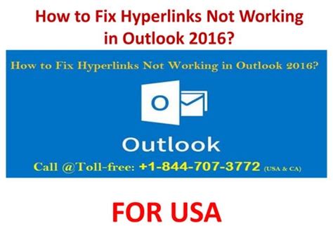 How To Fix Hyperlinks Not Working In Outlook By Outlooksupport Issuu