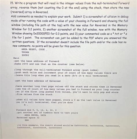 Solved 15 Write A Program That Will Read In The Integer