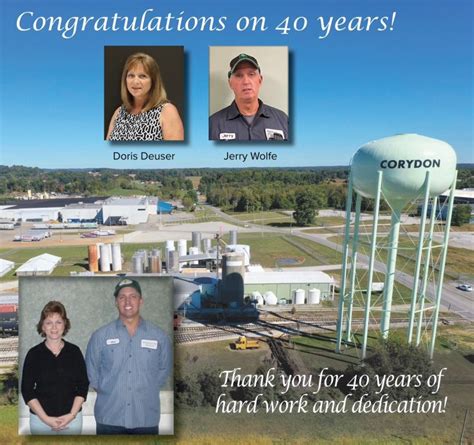 Nas Is Proud To Congratulate Doris Deuser And Jerry Wolfe On Their 40
