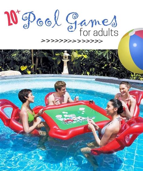 Fun Adult Pool Games Beach Ball And Inflatable Pool