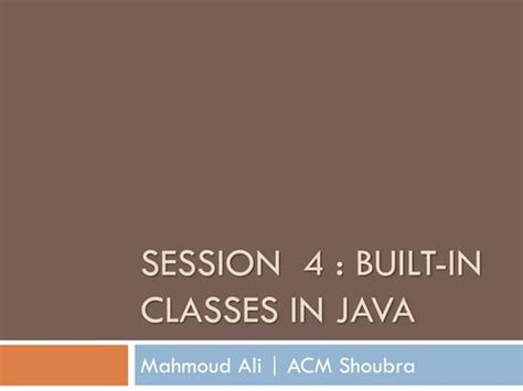Java Package Ppt