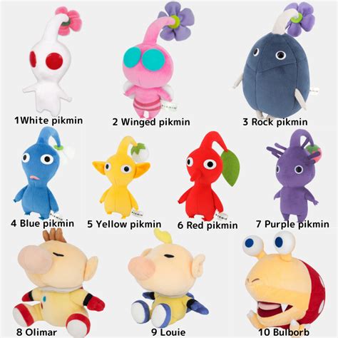 Pikmin Plush Doll Toy Nintendo Tokyo All Characters Pikmin Olimer Louie