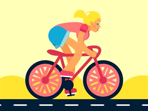 Bicycling S On The Bike On Behance