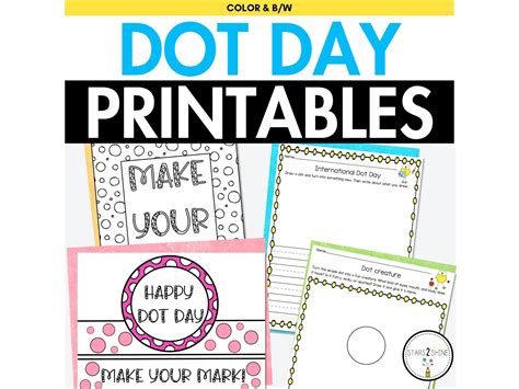 International Dot Day Printables Dot Day Coloring Page Dot Day