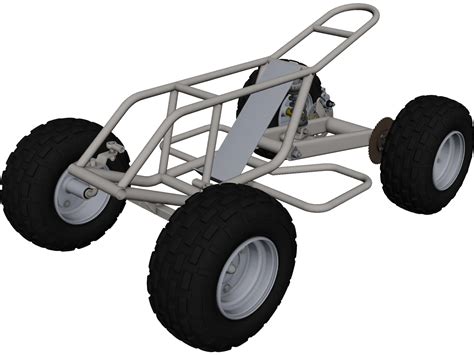 Mini Atv Chassis Cad Model By Samo Felicijan 3dcadbrowser