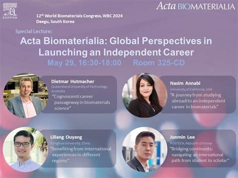 Marc Bohner On Linkedin Biomaterials Wbc2024 Actabiomaterialia Careerdevelopment Research…