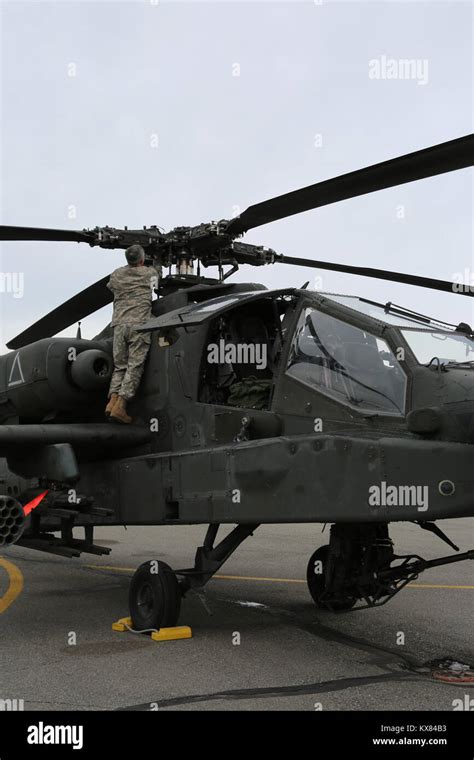 Us Army National Guard Veteran Ah 64 Apache Helicopter Pilot Flying
