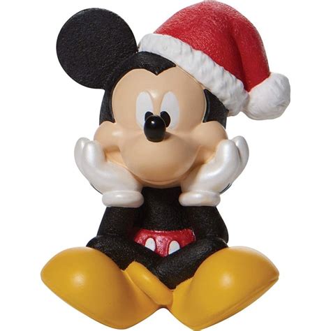 Enesco Figurine Décorative Classique Disney Mickey And Minnie Noël Mickey