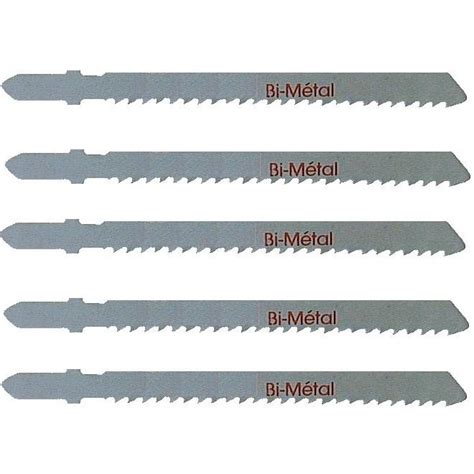 Blister 5 Lames Scie Sauteuse Pro Bi Metal 100x75x3 T Sidamo Leroy Merlin