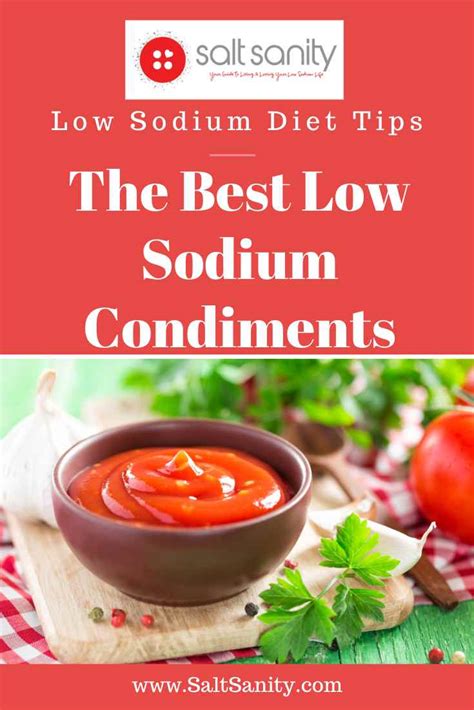 The Best Low Sodium Condiments Salt Sanity