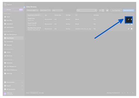 Update A Data Stream Kelvin Documentation