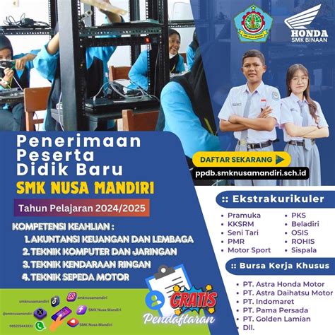 Brosur Ppdb Smk Nusa Mandiri