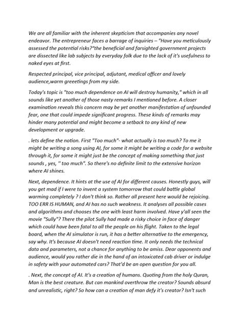 Debate Script Pdf Artificial Intelligence Intelligence Ai
