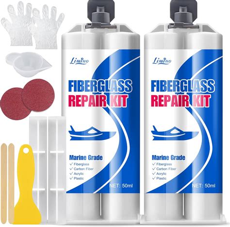 Marine Fiberglass Repair Kit 100ml Fiberglass Resin Filler For
