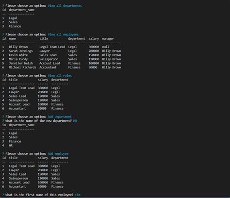 Github Blainekb Challenge Employee Tracker