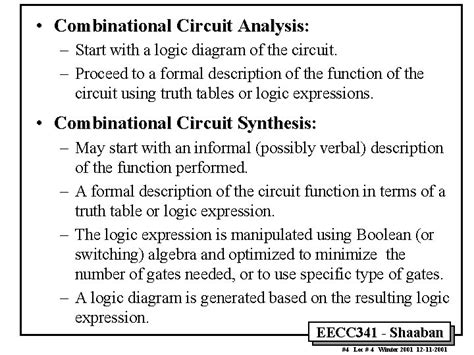 Types Of Logic Circuits Combinational Logic Circuits Outputs