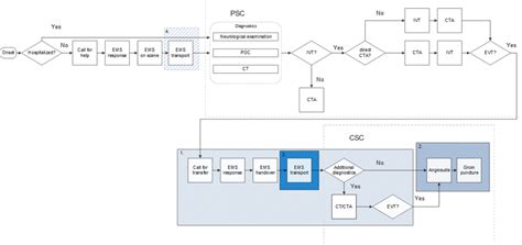 Conceptual Model Of The Acute Stroke Pathway Ds Patients Baseline
