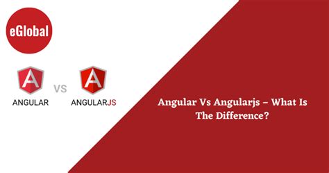 Angular Vs Angularjs What Is The Difference